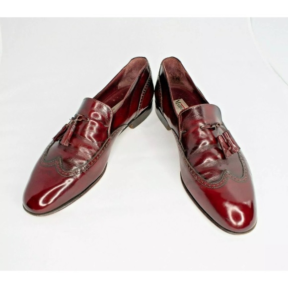 Mario Bruni | Shoes | Mario Bruni Burgundy Tassel Italian Loafers Shoes ...